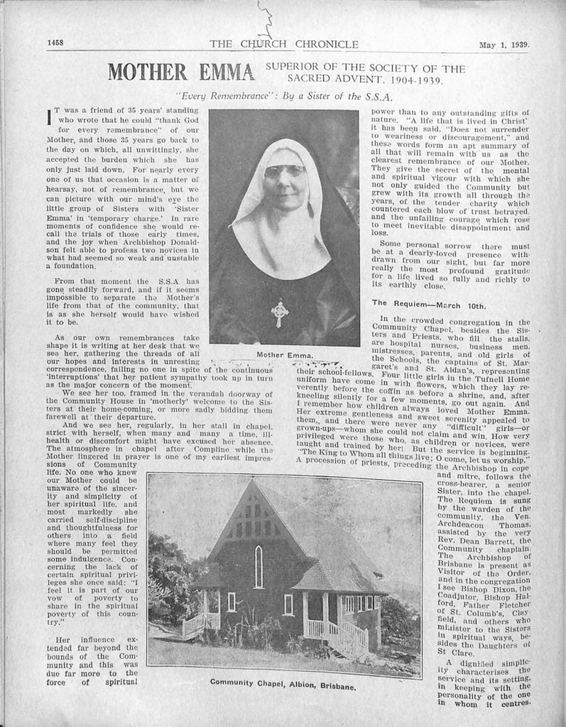 Mother Emma’s Day