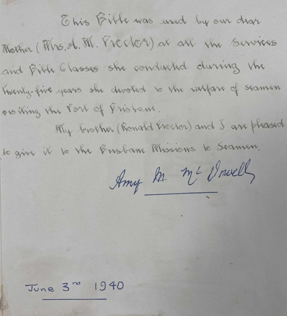 The woman who spearheaded Mission to Seafarers: Amy Proctor