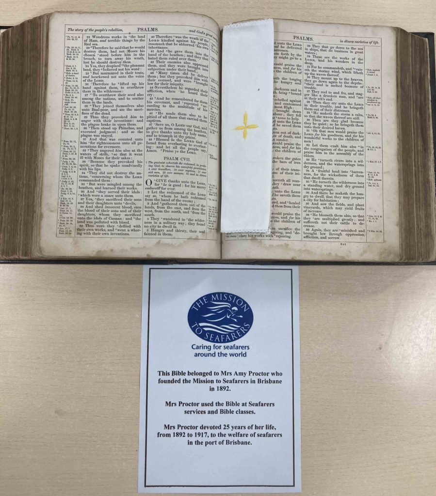 The woman who spearheaded Mission to Seafarers: Amy Proctor