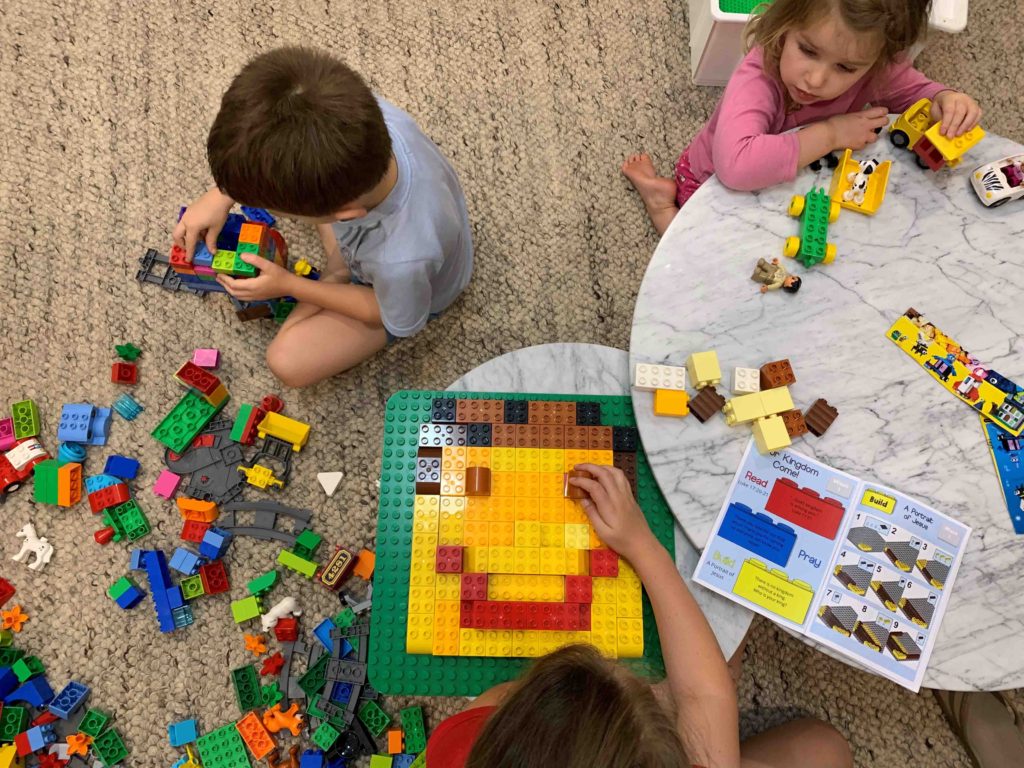 Lego devotional guide: new build for every week
